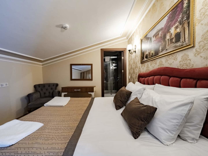 Park Manzaralı Fransız Balkonlu Family Aile Odası - Ankara