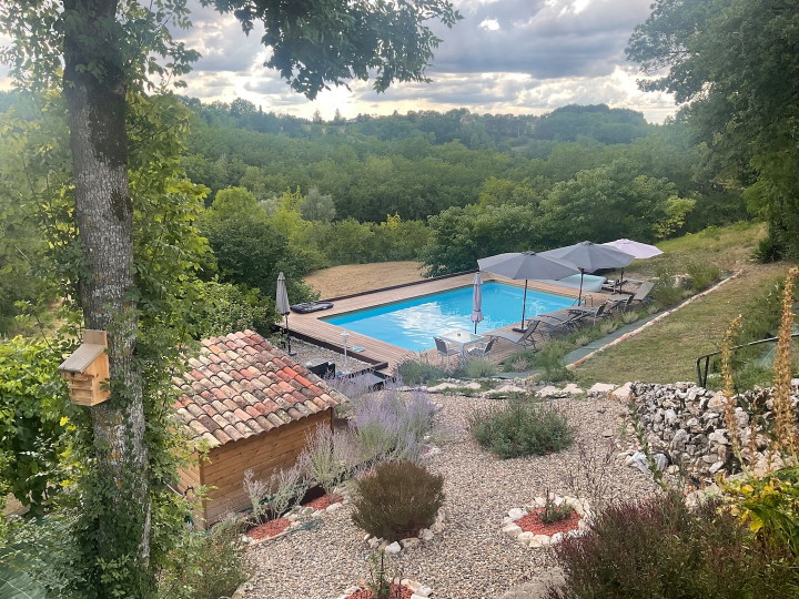 L'antre Des Bastides Gîte 8p Clim Pisc Chauf & Spa - Biron