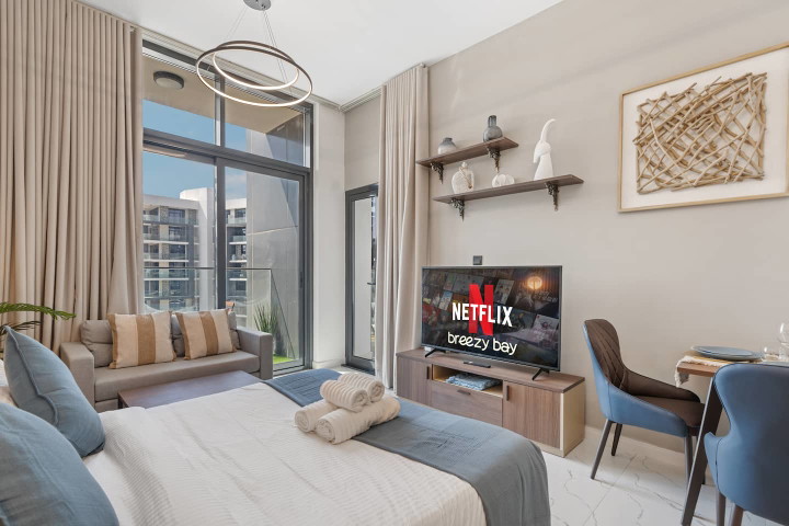 Studio Confortable, 2&nbsp;Balcons, Aéroport Et Circuit Yas F1 - Abou Dabi