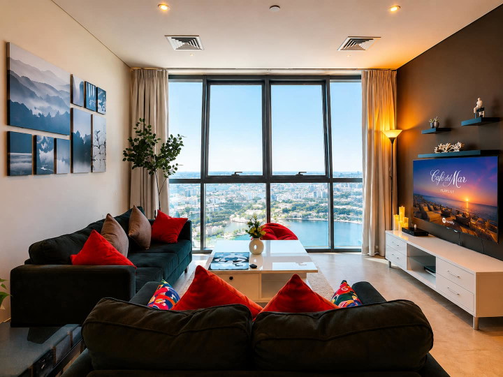 2 Chambres, Maison Avec Vue Sur La Mer Au 20e éTage à Pearl - Doha