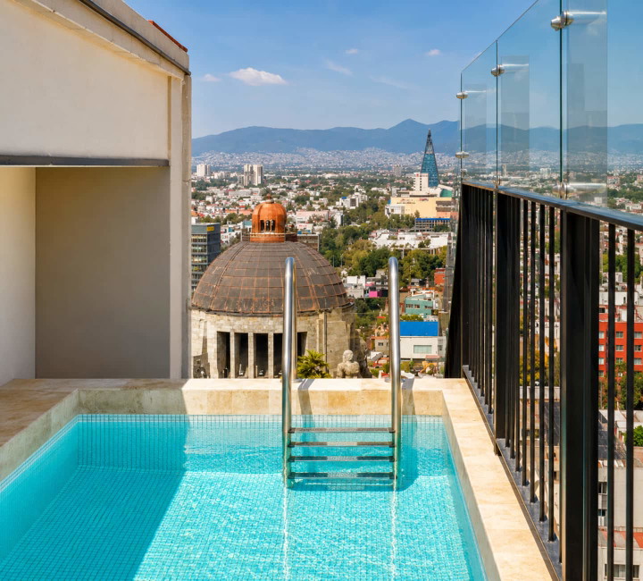 Mexico City Loft With Pool | Reforma Downtown Terrace - Mexico City