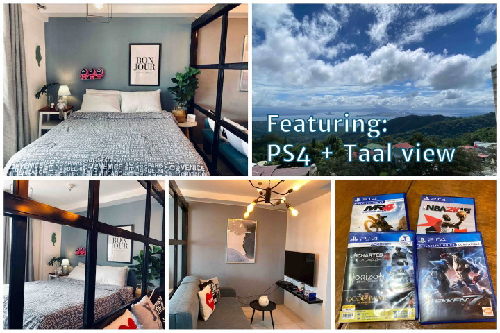 Nordic Splendor Taal View + Ps4 + Balcony # 2353 - Tagaytay