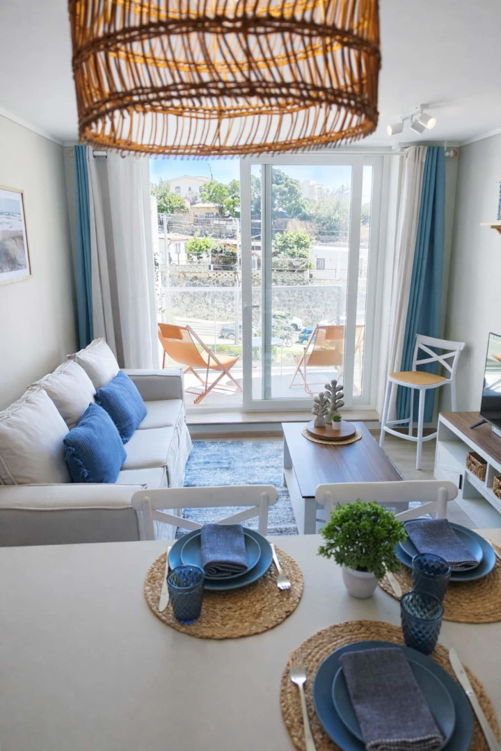 1006-casanat/ Sea View + Parking + 2 Double Rooms + 2 Bathrooms - Valparaíso