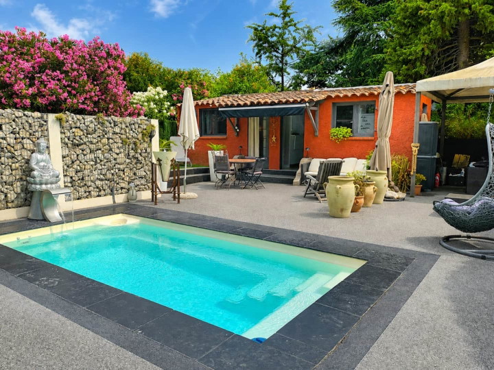 Studio Avec Piscine, Terrasse & Parking Mer à 300m - Antibes