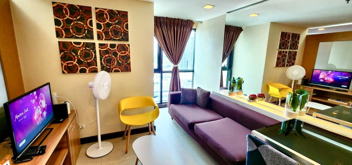 Comfy 1 Br Megamall Podium Shangri-la Ortigas Cbd - Pasig