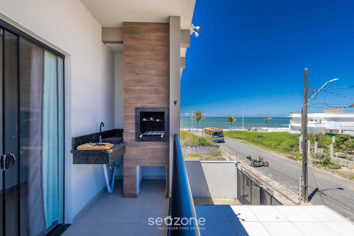 Apt W/ Bbq & Balcony 70m From Beach Alo0201 - Barra Velha