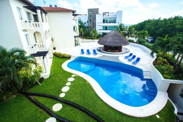 Gran 1br Condo W / Pool + Cabana Cerca De La Playa !! ¡¡C.a!! - Riviera Maya