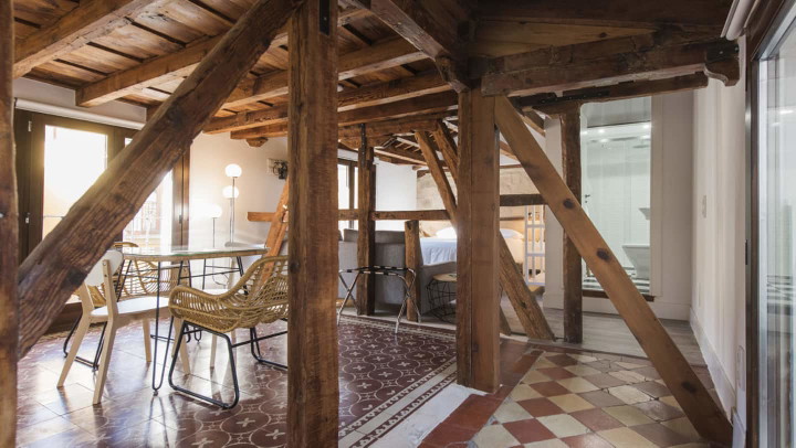 La Casa De La Tuerta Dachboden Mit 2 Balkonen - Toledo