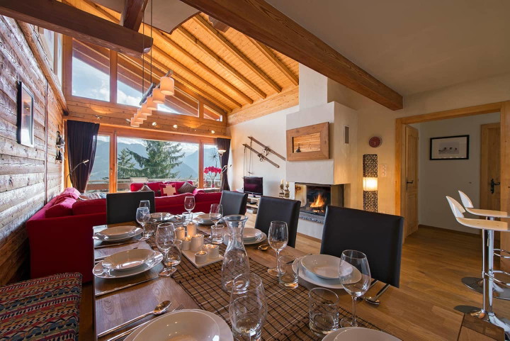 Chalet Penthouse · 5br · Place Centrale · Pool - La Tzoumaz