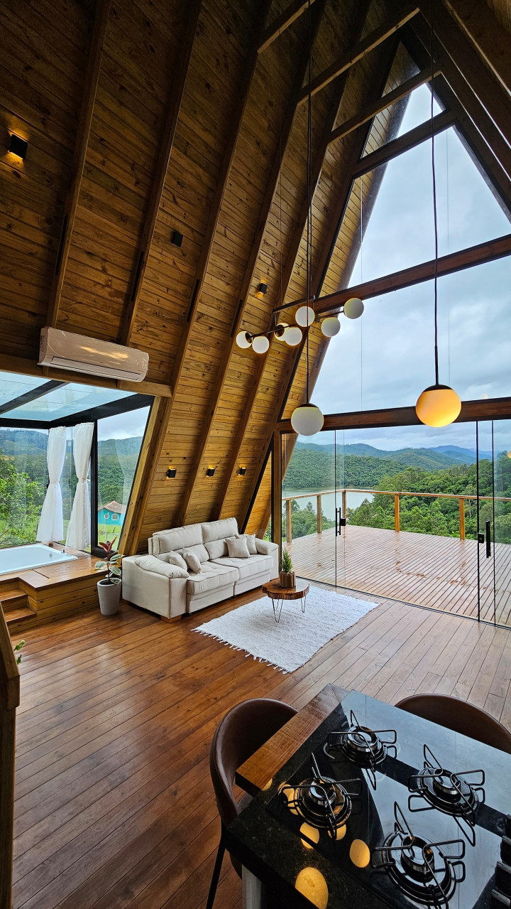 Luxury Cabin With Hot Tub, Private Lake And Fireplace - Brazil