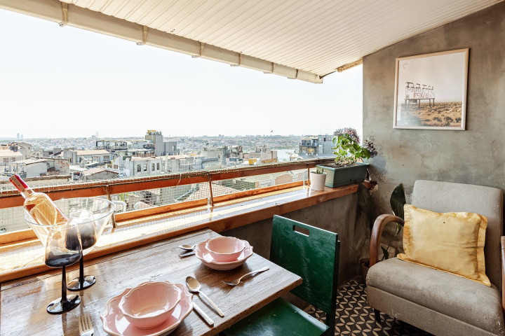 Berlin Art Style Historic Apt With Sea &City View - Karaköy