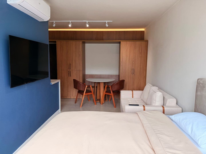 Studio, 11th Floor | 100m From The Beach | Air Conditioning | Wi-fi - Santos