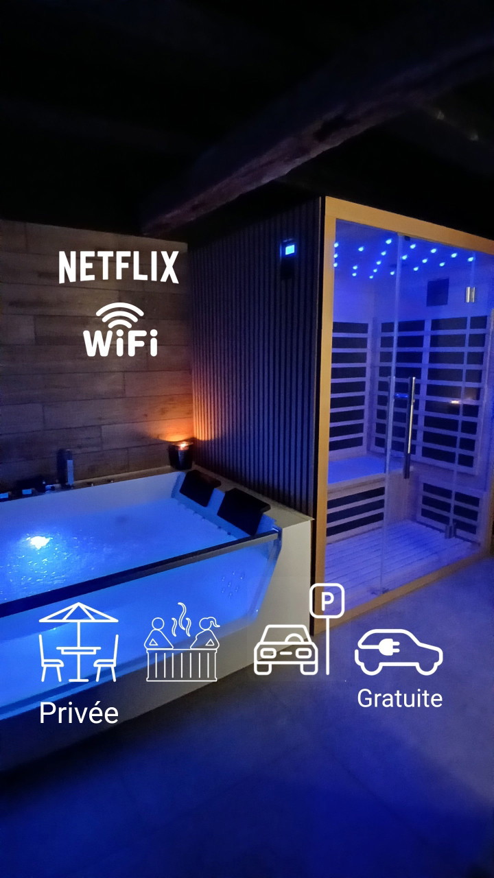 Love Room Saphir - Balnéo & Sauna Privés - Haguenau