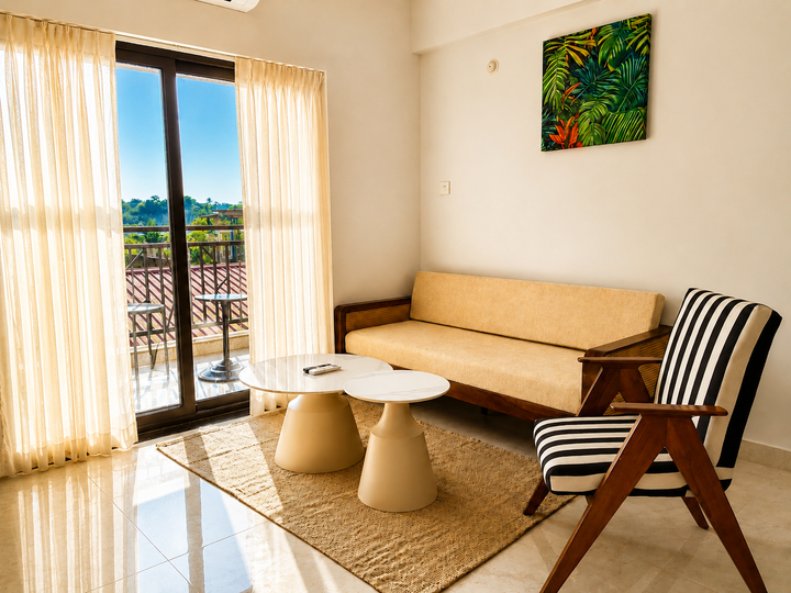 Studio Confortable | Près De La Plage De Candolim | Piscine | Mirashya - Goa