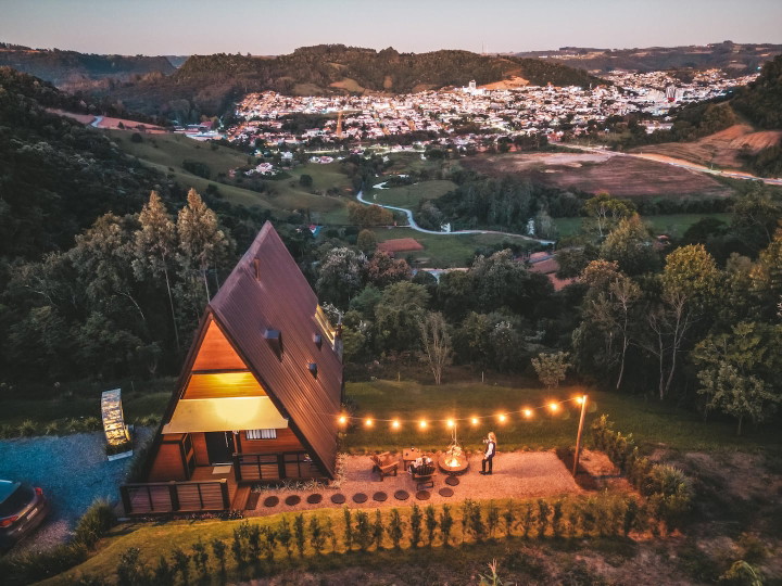 Lua Crescente Cabin. Breakfast + Hot Tub - Brazil