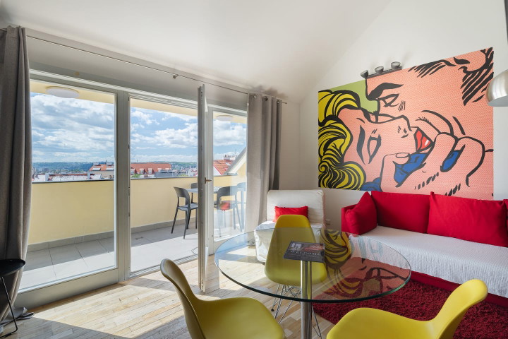 Rooftop Ac & Terrace & Foosball: City Center! - Praga