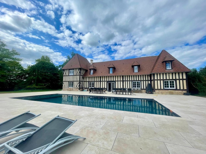 Manoir Normand Pour 26 Guests, Piscine, Parc Privé - Normandía