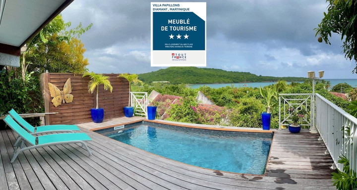 Villa Papillon , Piscine Et Magnifique Vue Mer - Martinique