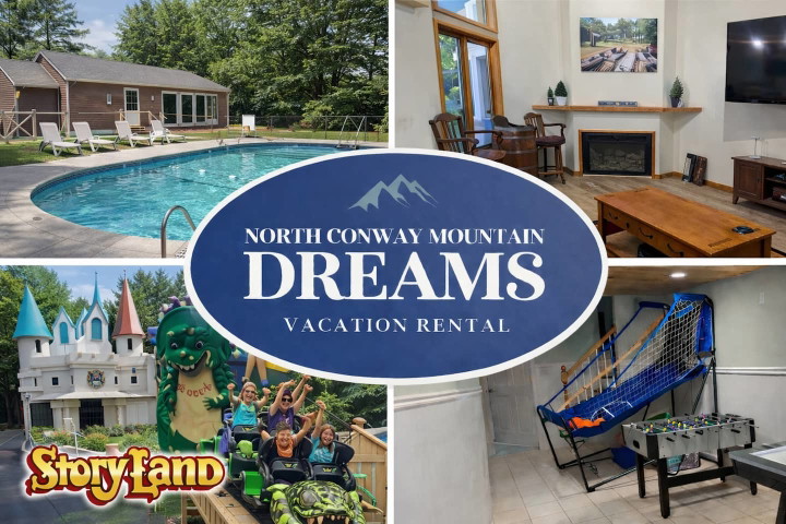 Family Getaway ~ Heart Of North Conway ~ Pool ~ Ac - Conway, NH