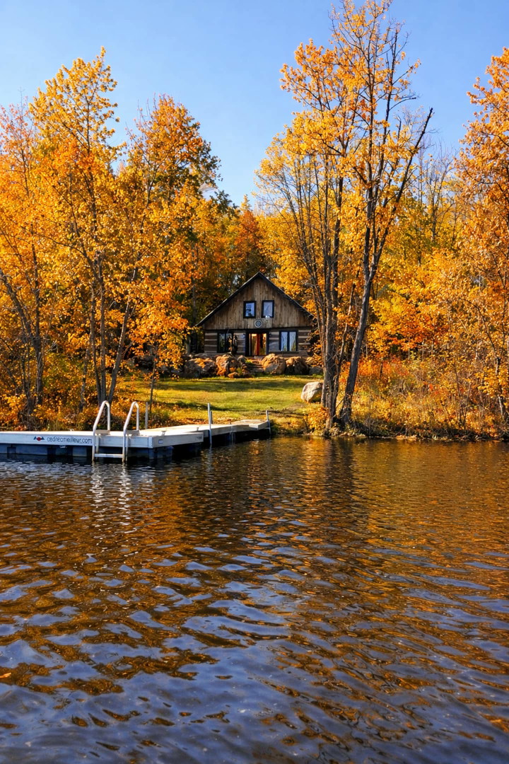 Offre Chalet Bord De L'eau, Quai, Canot, Foyer! - Québec