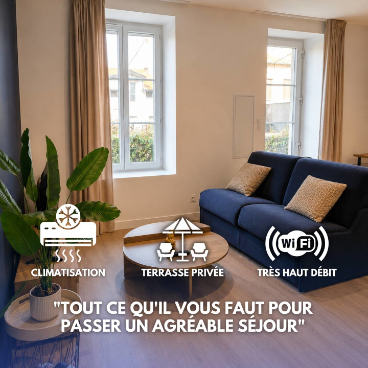 Lazur | Jardin Terrasse Climatisation - Saint-Étienne