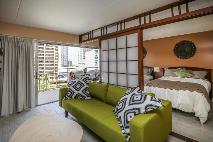 Ilikai 815 Stadt- / Bergblick 2 Doppelbetten, Schlafsofa - Honolulu, HI