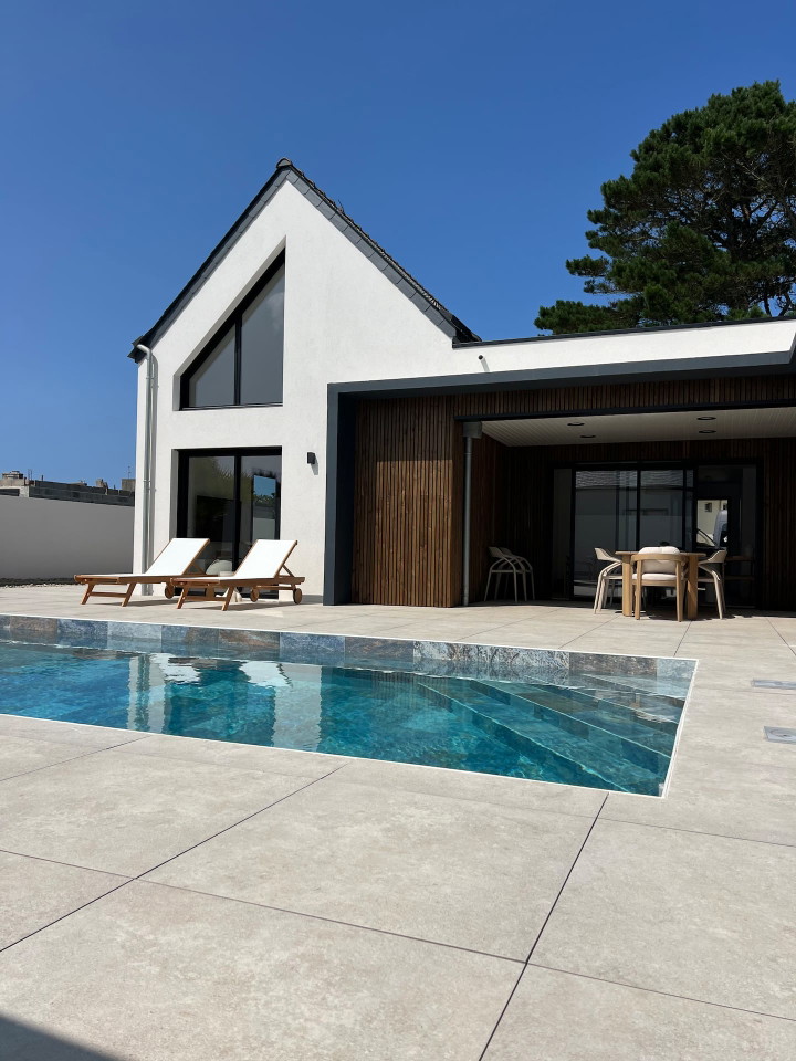 Villa Ar Mor - Maison Pour 10 Pers. Avec Piscine - Roscoff