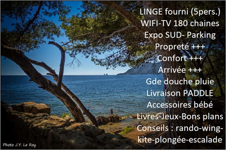Studio Zen - Sud -Clim - Plages à Pied -6pers. - Ollioules