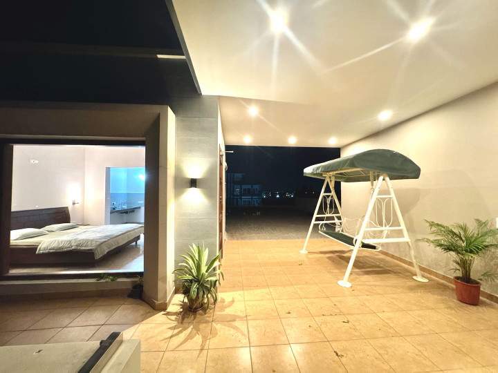 Private Rooftop | Entire Terrace, Kitchen & Swing - Chandigarh