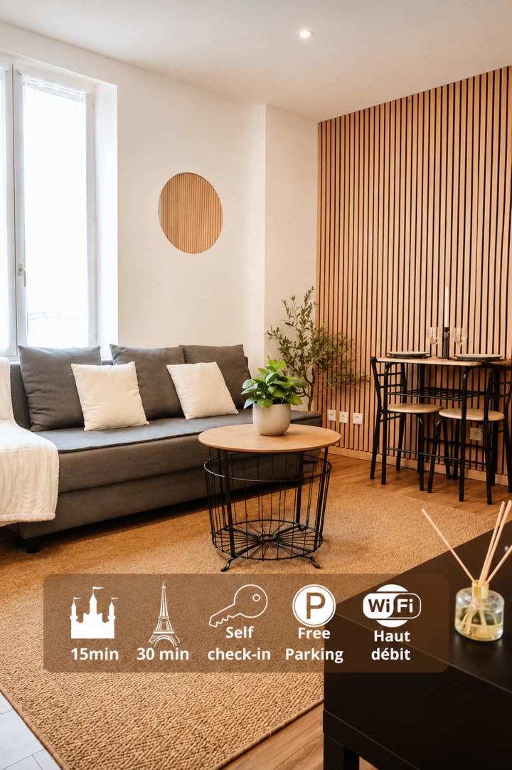 Lescapade | 15min De Disney | Parking Gratuit - Bussy-Saint-Georges