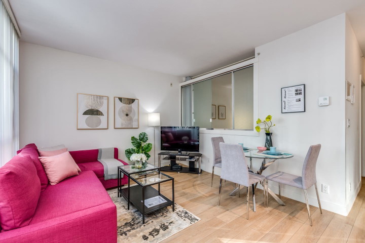 Downtown Suite 1 Br & Den & A/c & Free Parking - Vancouver