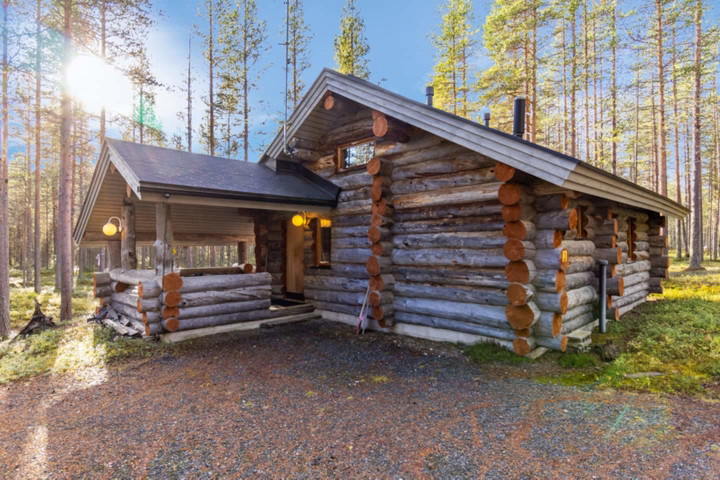 Cozy Log Cabin In Ruka's Purnujärvi Area - Finland