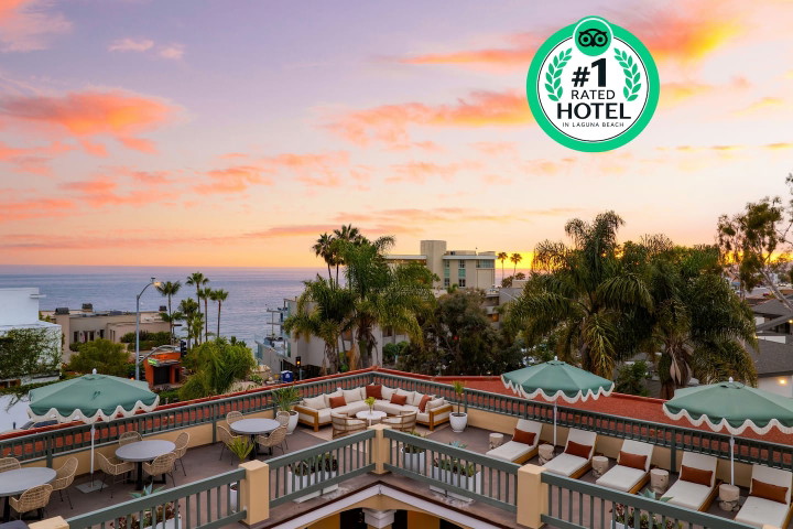 Oceanview Rooftop + Pool Walk To The Beach! - Laguna Beach, CA