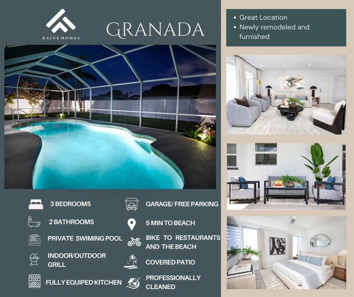 "Granada"1.5 Miles To The Beach,10 Min To Downtown - Naples, FL