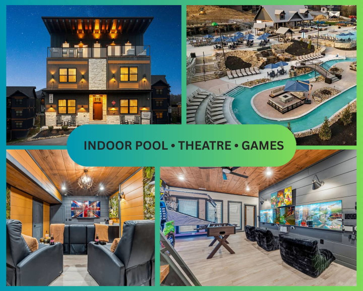 Evergreen Escape - Indoorpool | Theater | Gameroom - Douglas Lake, TN