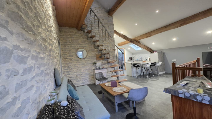 Gîte Privatif Spacieux  Vue, Clim Et Parking - Rhône-Alpes