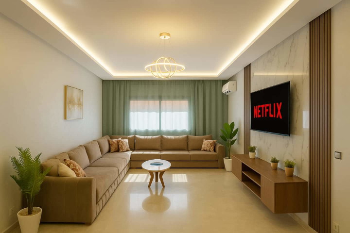 Modern Apartment (Pool/fiber/garage) - Marrakesh