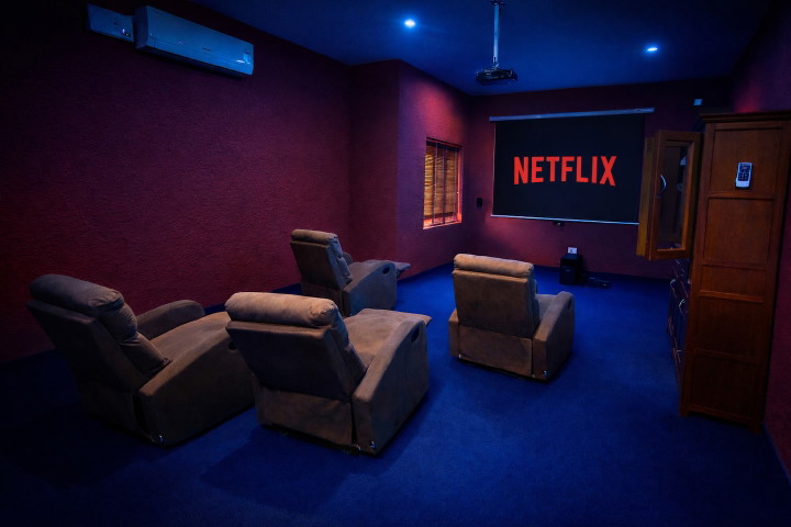 Blue Retreat Kottayam: 3bhk With Mini Theatre - Kottayam