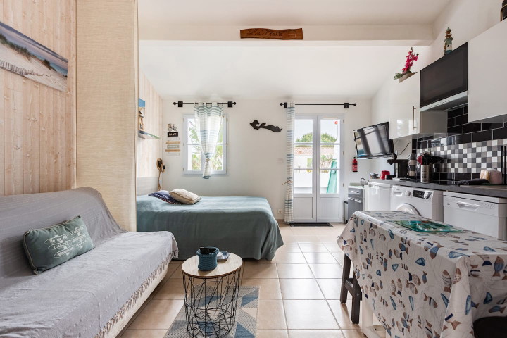 Charmant Studio 2* Lumineux Avec Piscine, Parking - Rivedoux-Plage