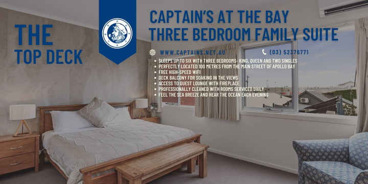 Captains Top Deck  3br Family Stay In Apollo Bay - Apollo Bay