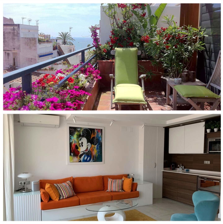 New: Beautiful 2-room Apartment, Village Center, Beach 50 M Away - Sitges