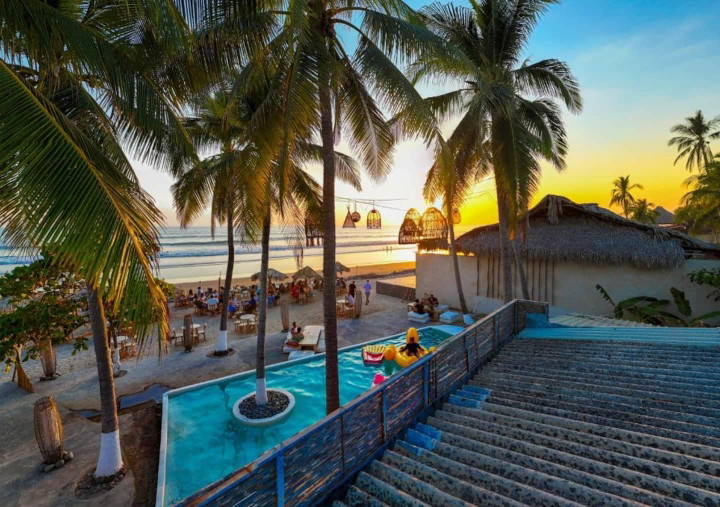 Hotel Baru La Libertad @Surfcity Ac+wifi+psicina - El Salvador