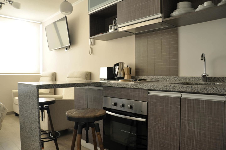 Departamento Estudio Full Equipado Central Con Estacionamiento Incluido - Santiago