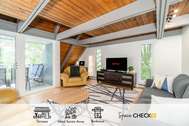La Maison Du Ciel | Mont-sainte-anne | Sauna/piscine | Barbecue - Beaupré