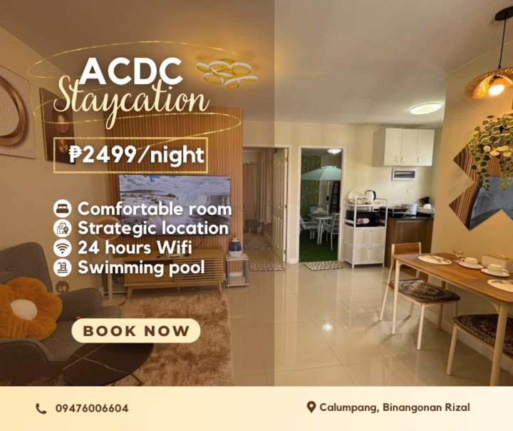 Acdc Staycation Binangonan - 2 Bedrooms - Binangonan