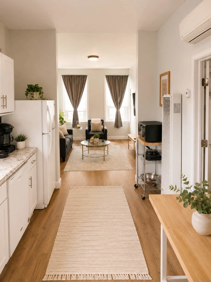 Bright & Cozy 1 Bdrm Free Parking -