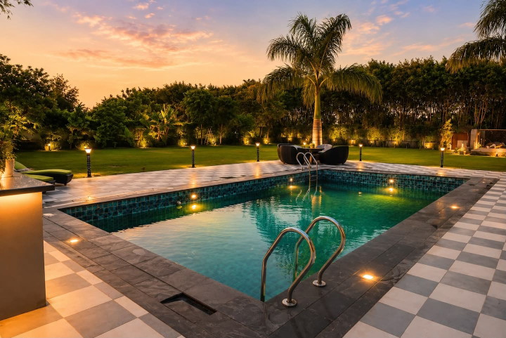 Nirankar Farmhouse- Premium 3bhk With Big Pool - Noida