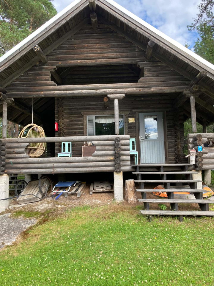 Idyllinen Mökki Ilman Sähköä. Omalla Lammella - Eura