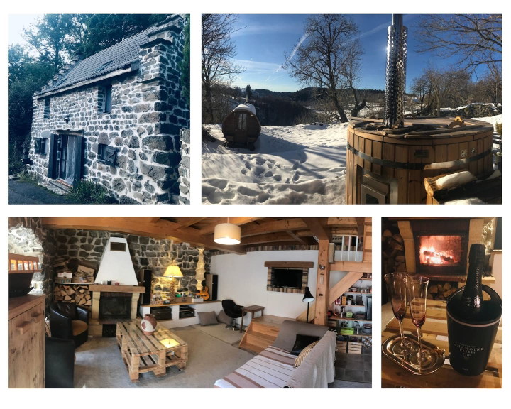 Maison Cosy + Sauna/bain Nordique Jacuzzi Privatif - Les Estables
