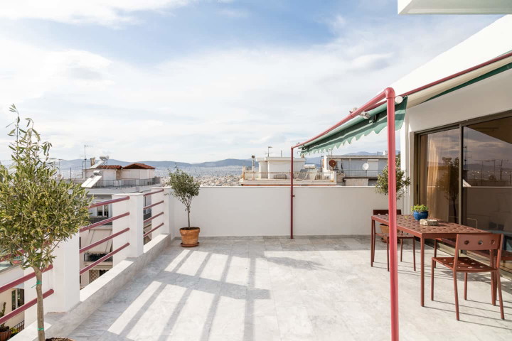 Penthouse Serenity Avec Terrasse à Exarchia - Athènes